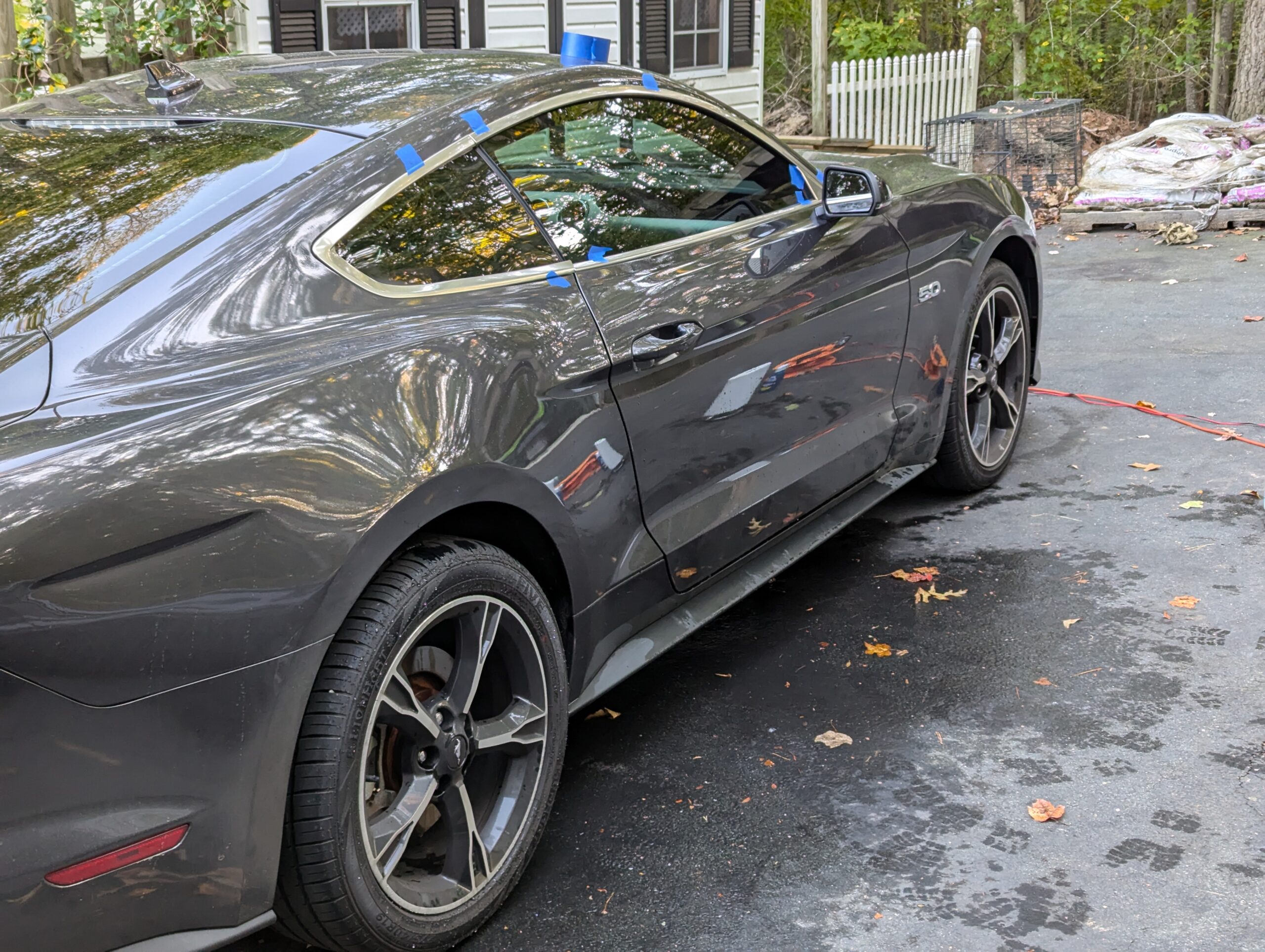 Project Wraith: stainless steel window trim - Blackmoor Vituperative